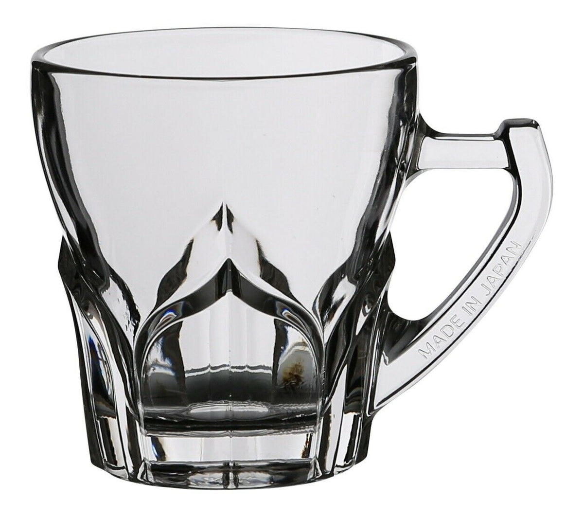 Set of 6 Grace 180ml Small Glass Tea Mugs, Clear Turkish Tea/Coffee Cu ...