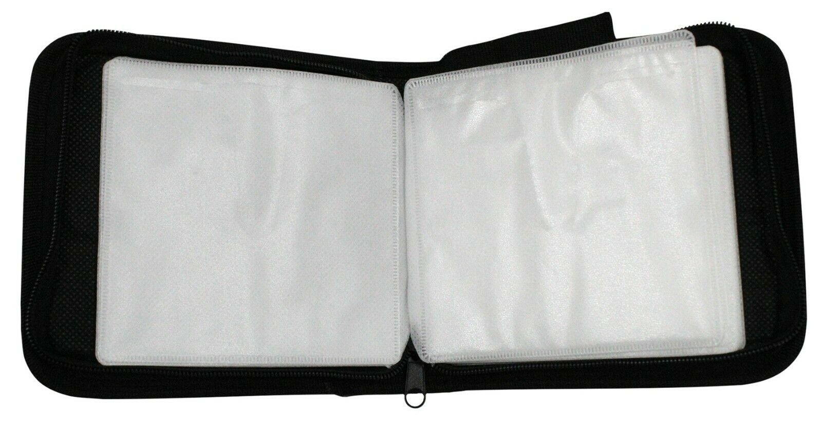 110 Cd DVD Storage Wallet Car Disc Holder Carry Case Sleeve Velvet Ani ...